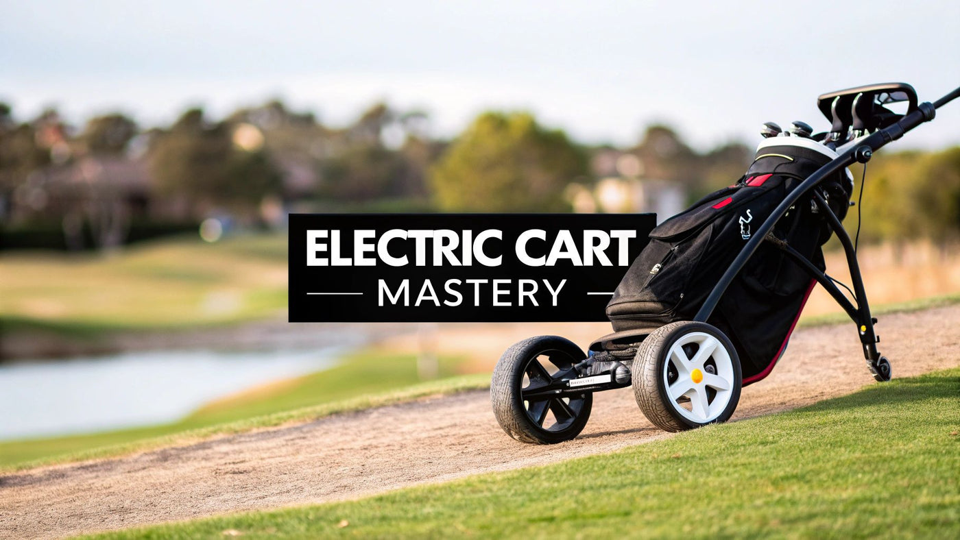 Mastering Your Electric Motor Remote Control Golf Cart | Caddie Wheel
