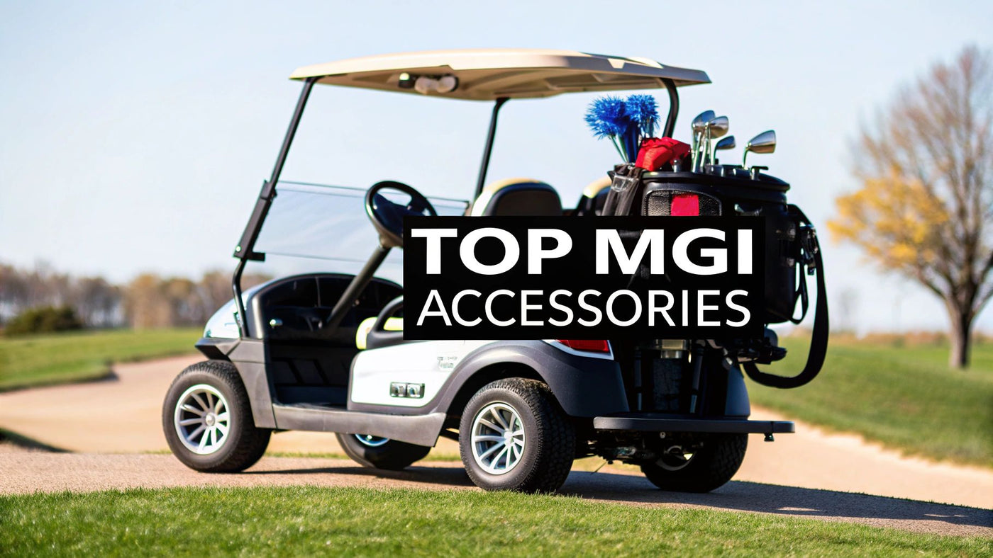 Top MGI Golf Cart Accessories for Better Play | Shop Now | Caddie Wheel