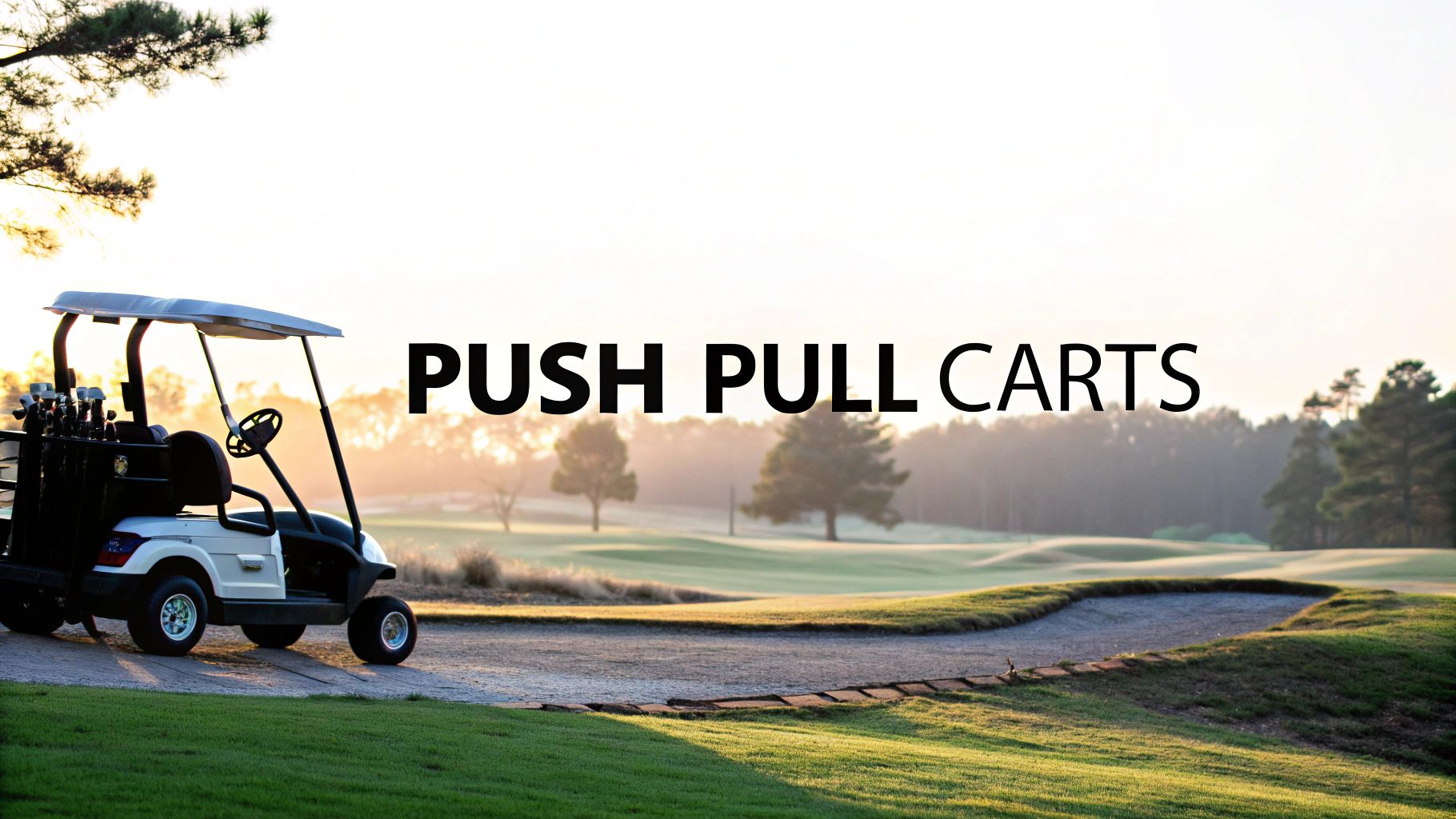 Your Guide to Push Pull Golf Carts | Caddie Wheel