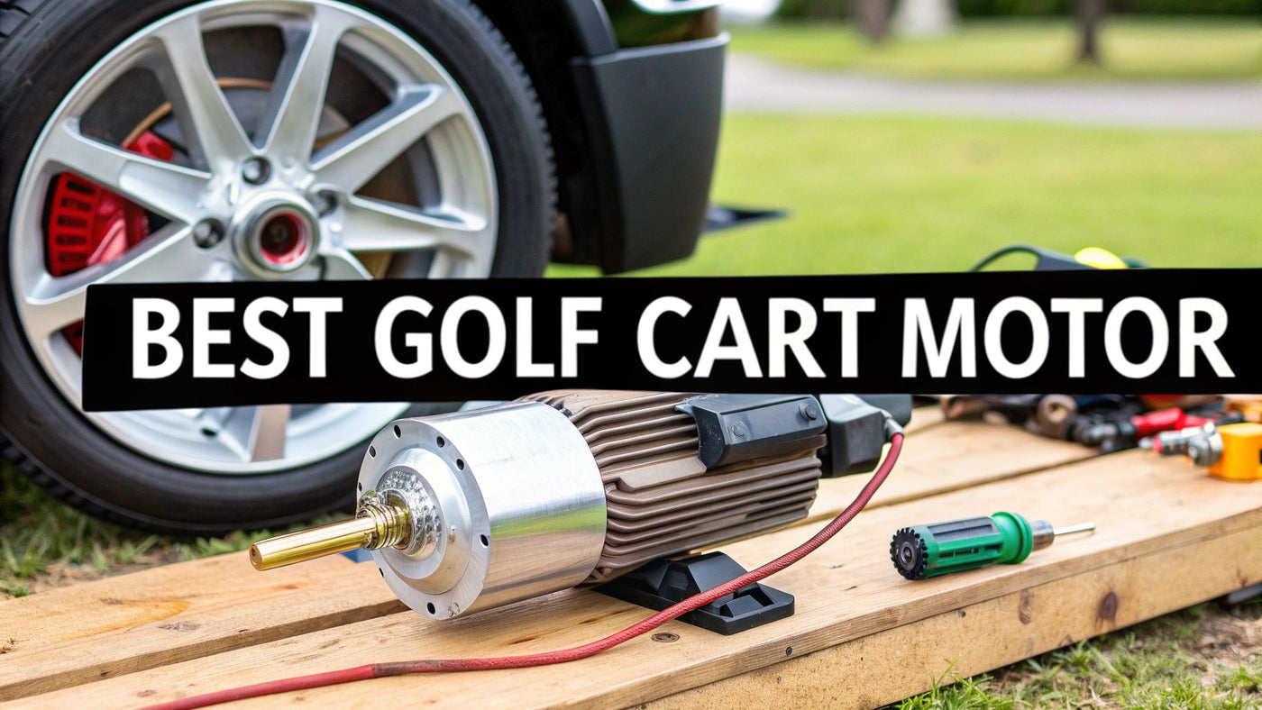 How to Choose the Best Electric Motor for Golf Cart | Caddie Wheel