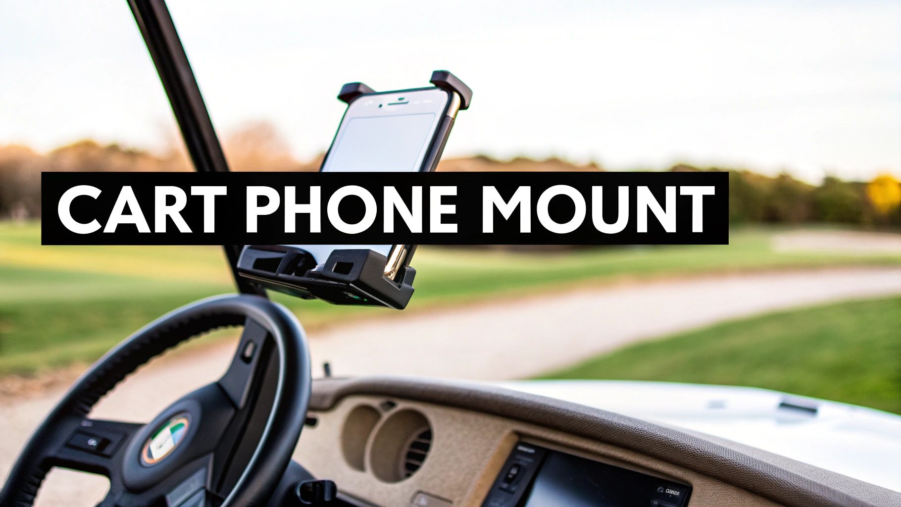 Top Cell Phone Holder for Golf Cart – Secure & Easy to Use | Caddie Wheel