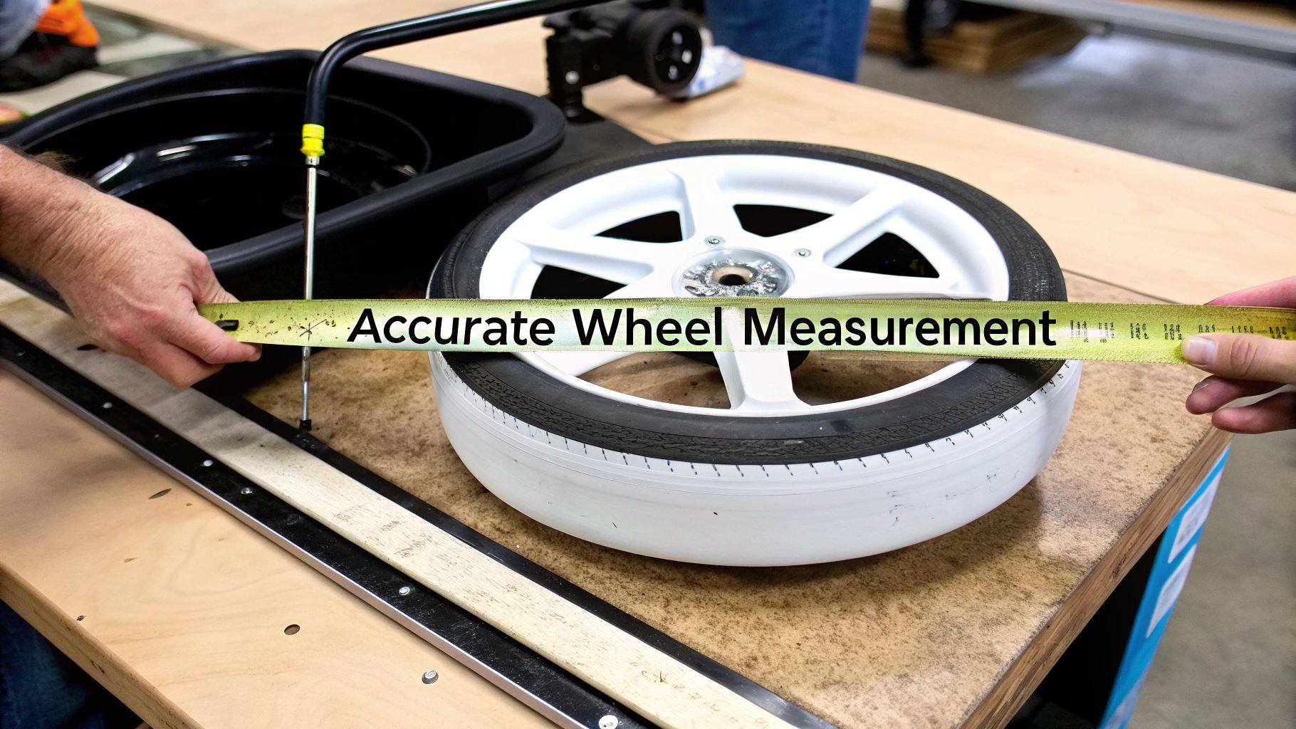 How to Measure Wheel Diameter Accurately | Caddie Wheel