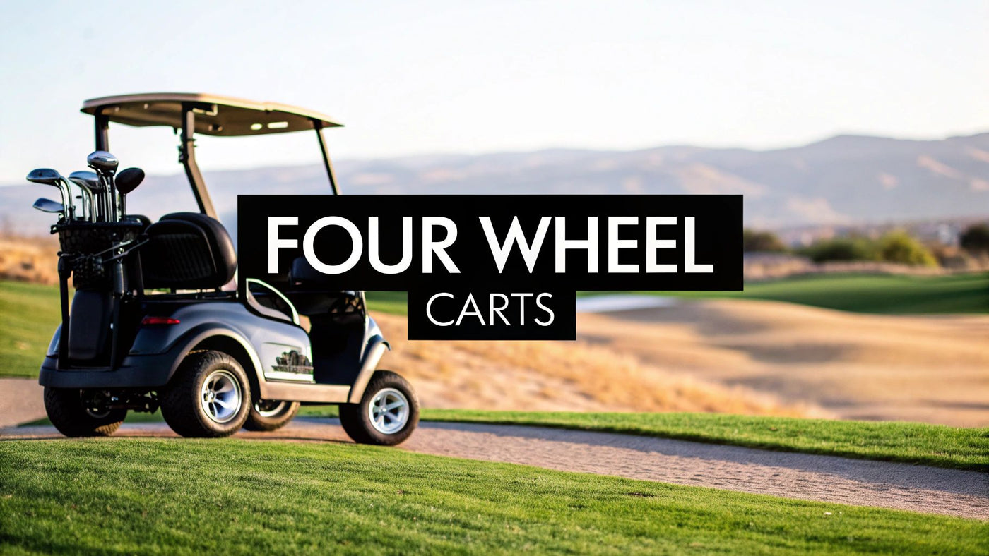 The Ultimate Guide to Four Wheel Golf Push Carts | Caddie Wheel