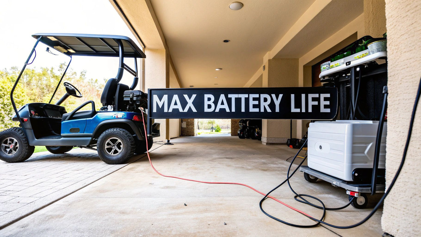 How to Charge a Golf Cart for Maximum Battery Life | Caddie Wheel