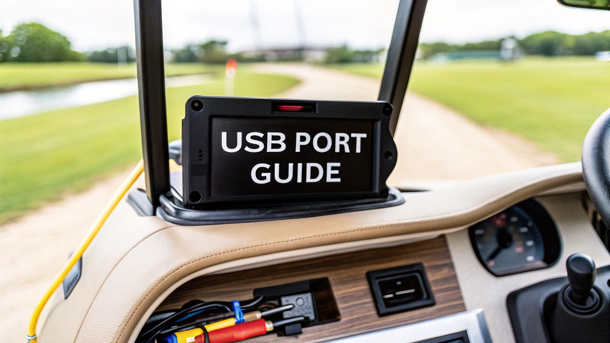 usb port for golf cart installation: step-by-step guide | Caddie Wheel